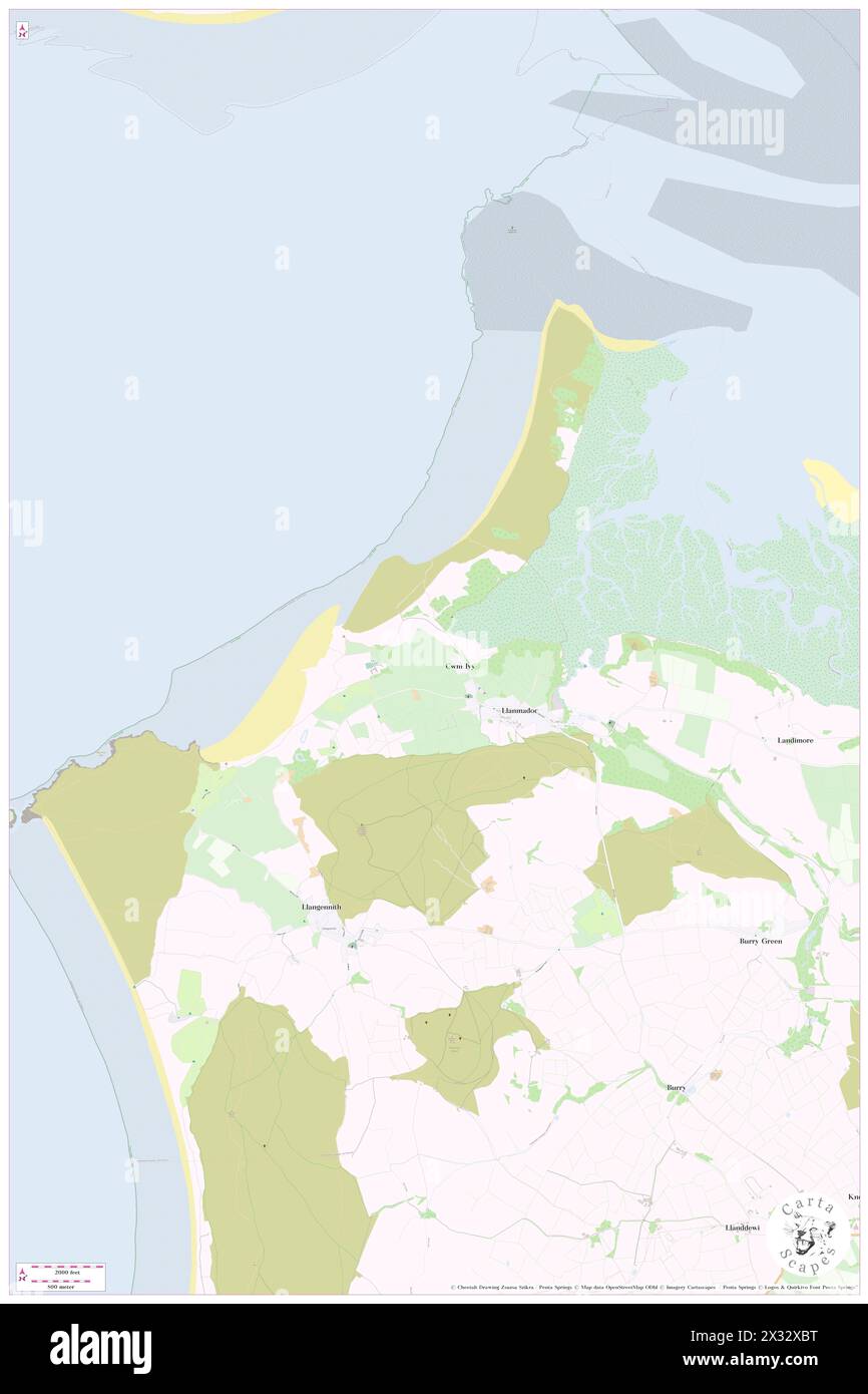 Llanmadoc Cut Out Stock Images & Pictures - Alamy
