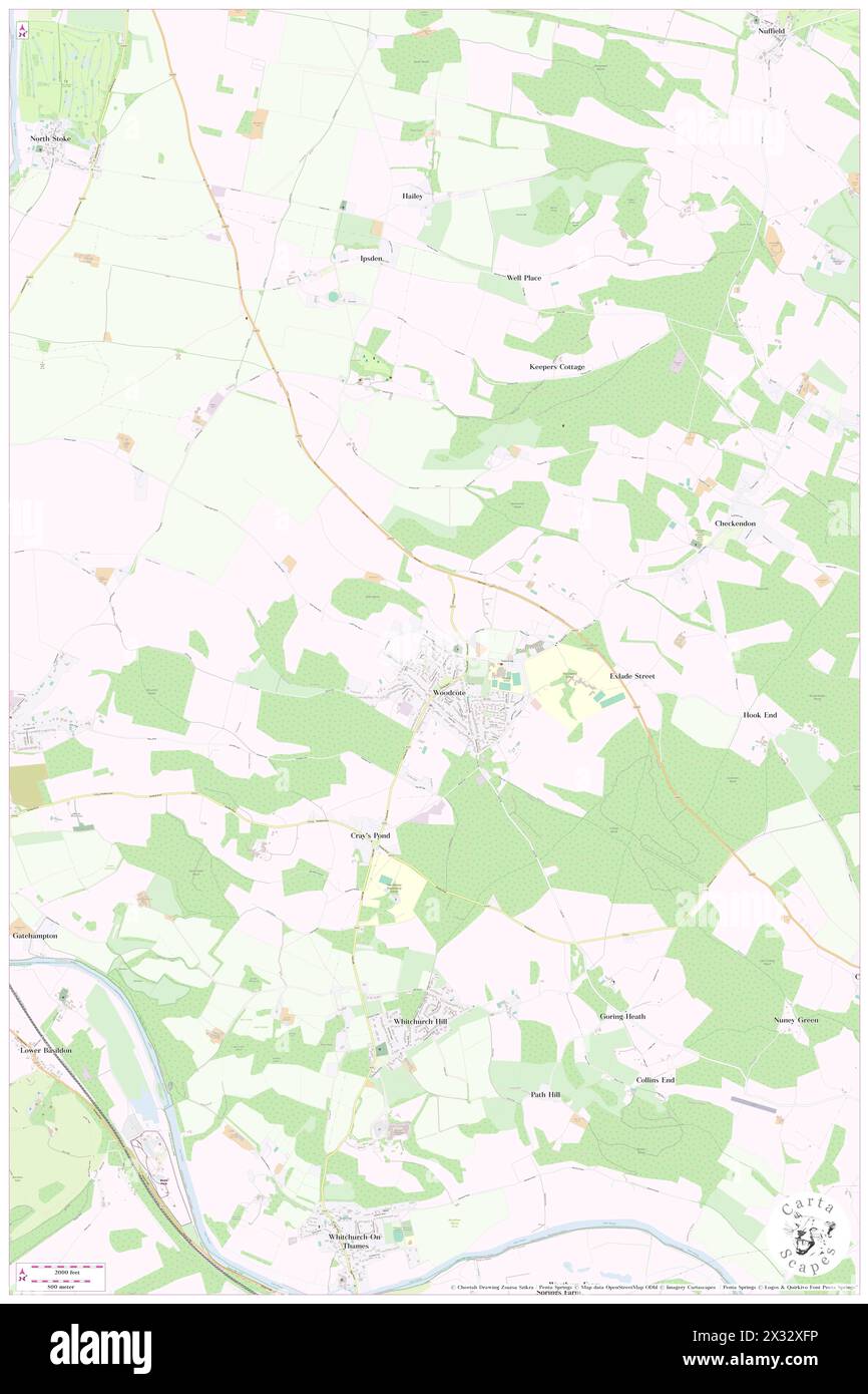 Woodcote, Oxfordshire, GB, United Kingdom, England, N 51 32' 4'', S 1 4 ...