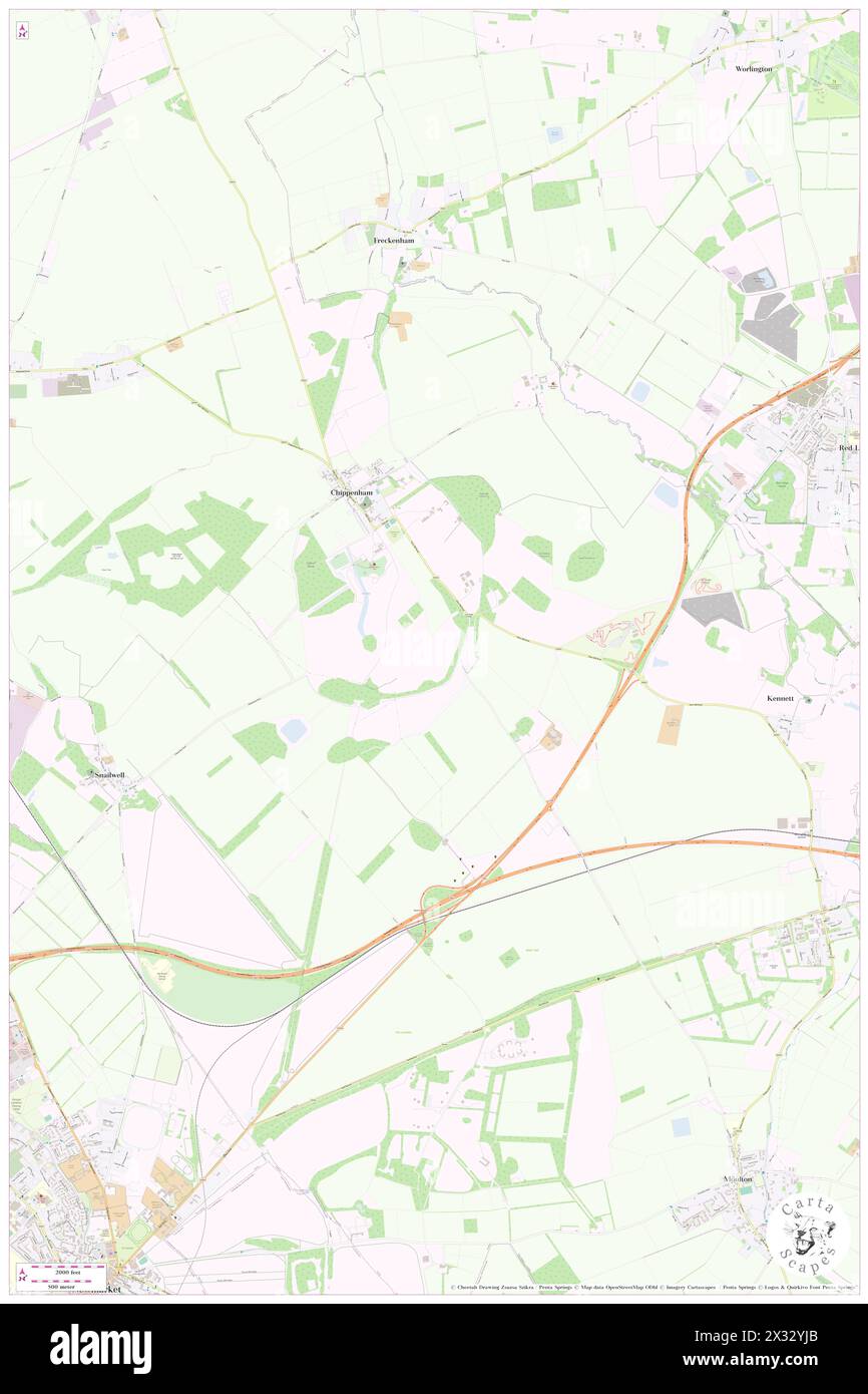 Map of chippenham Cut Out Stock Images & Pictures - Alamy