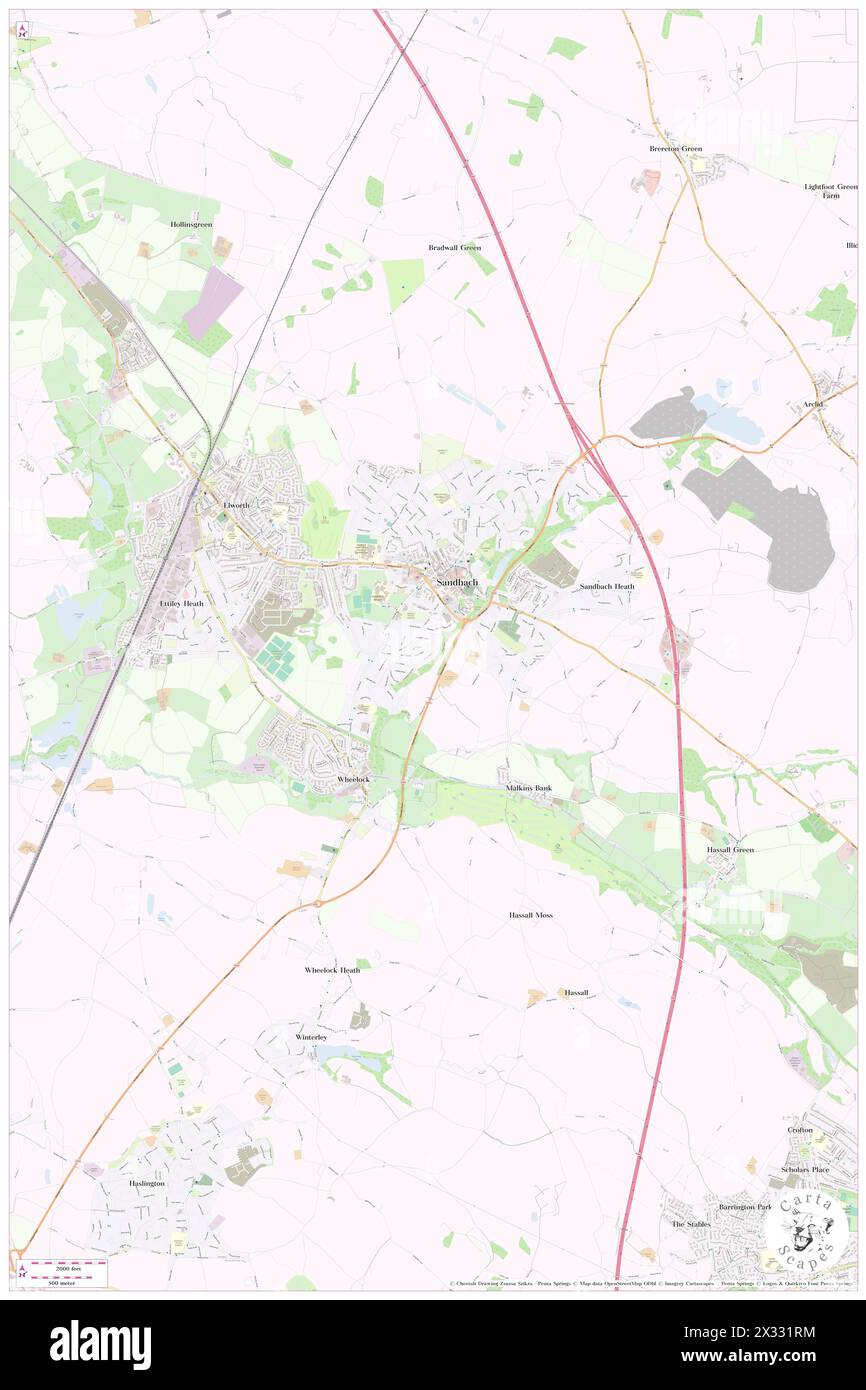 Sandbach, Cheshire East, GB, United Kingdom, England, N 53 8' 20'', S 2 ...
