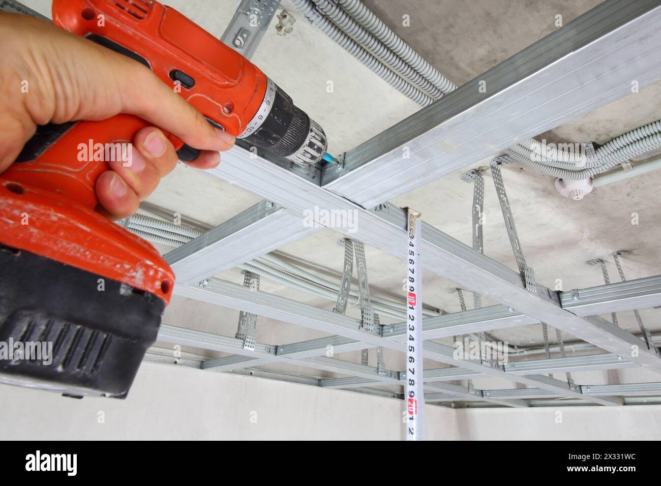 Sprinkler system fire ceiling hi-res stock photography and images - Alamy