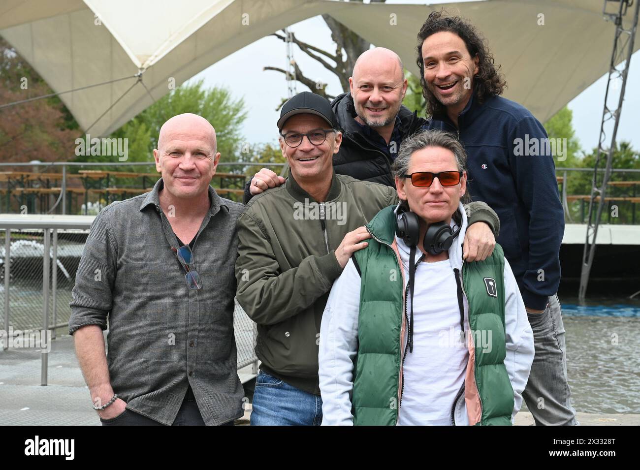 Die Kölner Band BRINGS, Christian Blüm, Peter Brings, Kai Engel, Harry ...