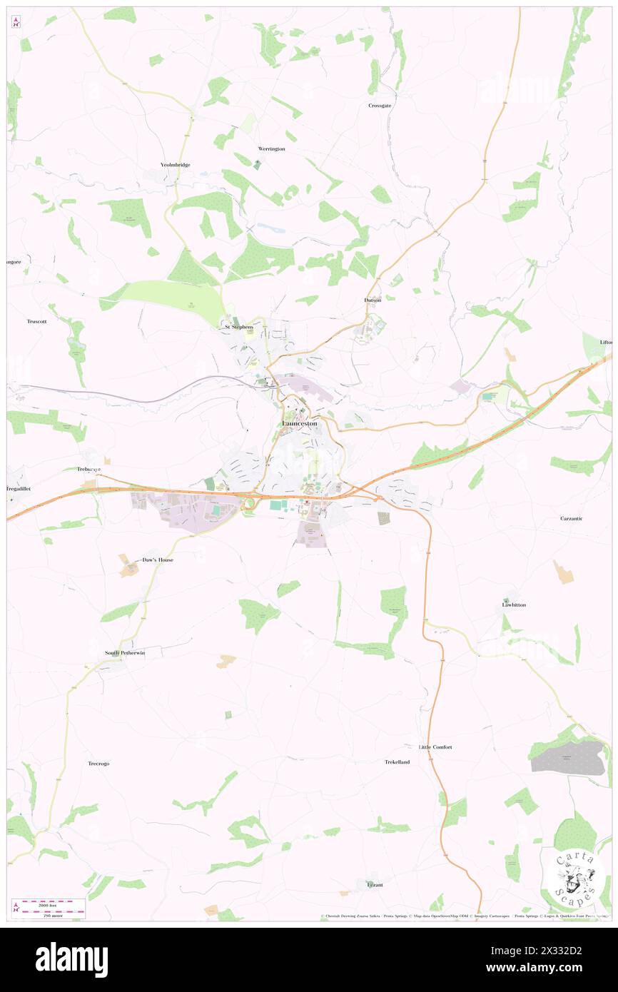 Launceston, Cornwall, GB, United Kingdom, England, N 50 37' 55'', S 4 ...