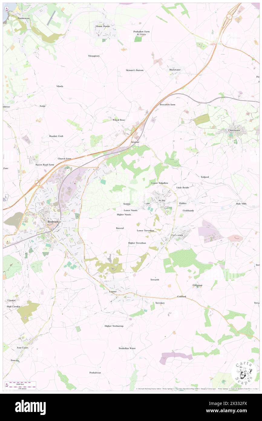 St. Day, Cornwall, GB, United Kingdom, England, N 50 14' 24'', S 5 11 ...