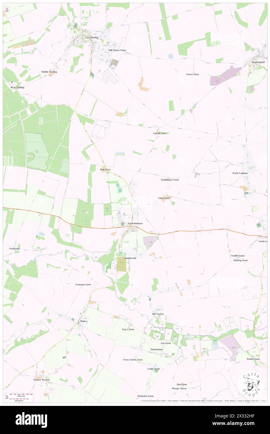 Garboldisham, Norfolk, GB, United Kingdom, England, N 52 24' 2'', N 0 ...