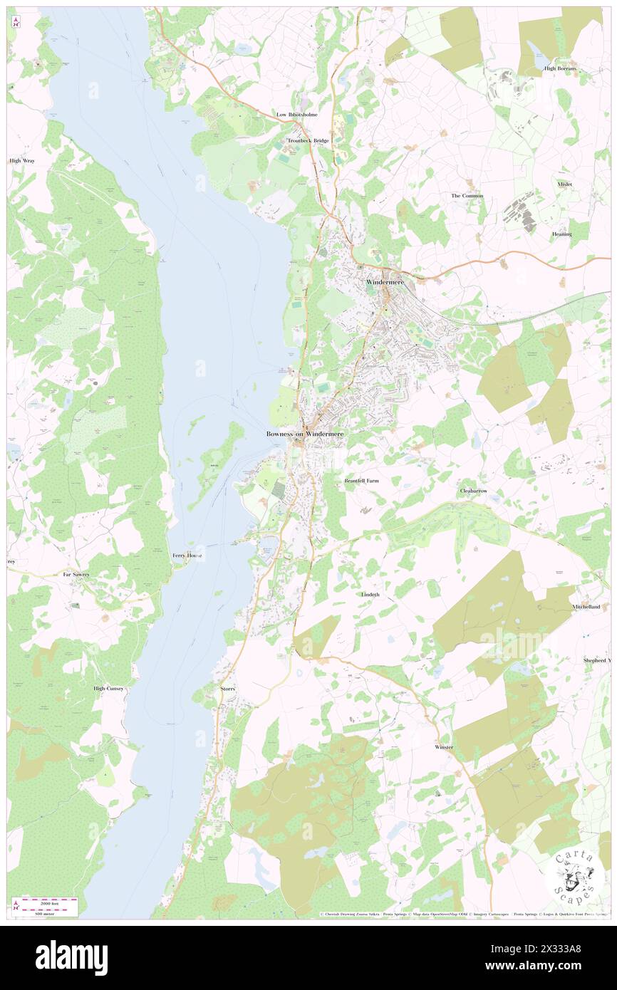 Windermere, Cumbria, GB, United Kingdom, England, N 54 21' 42'', S 2 55 ...