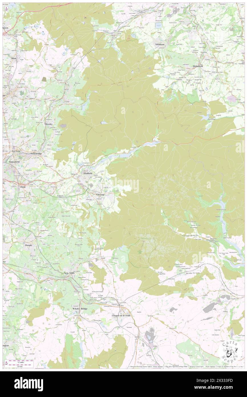 Charlesworth, Derbyshire, GB, United Kingdom, England, N 53 27' 7'', S ...