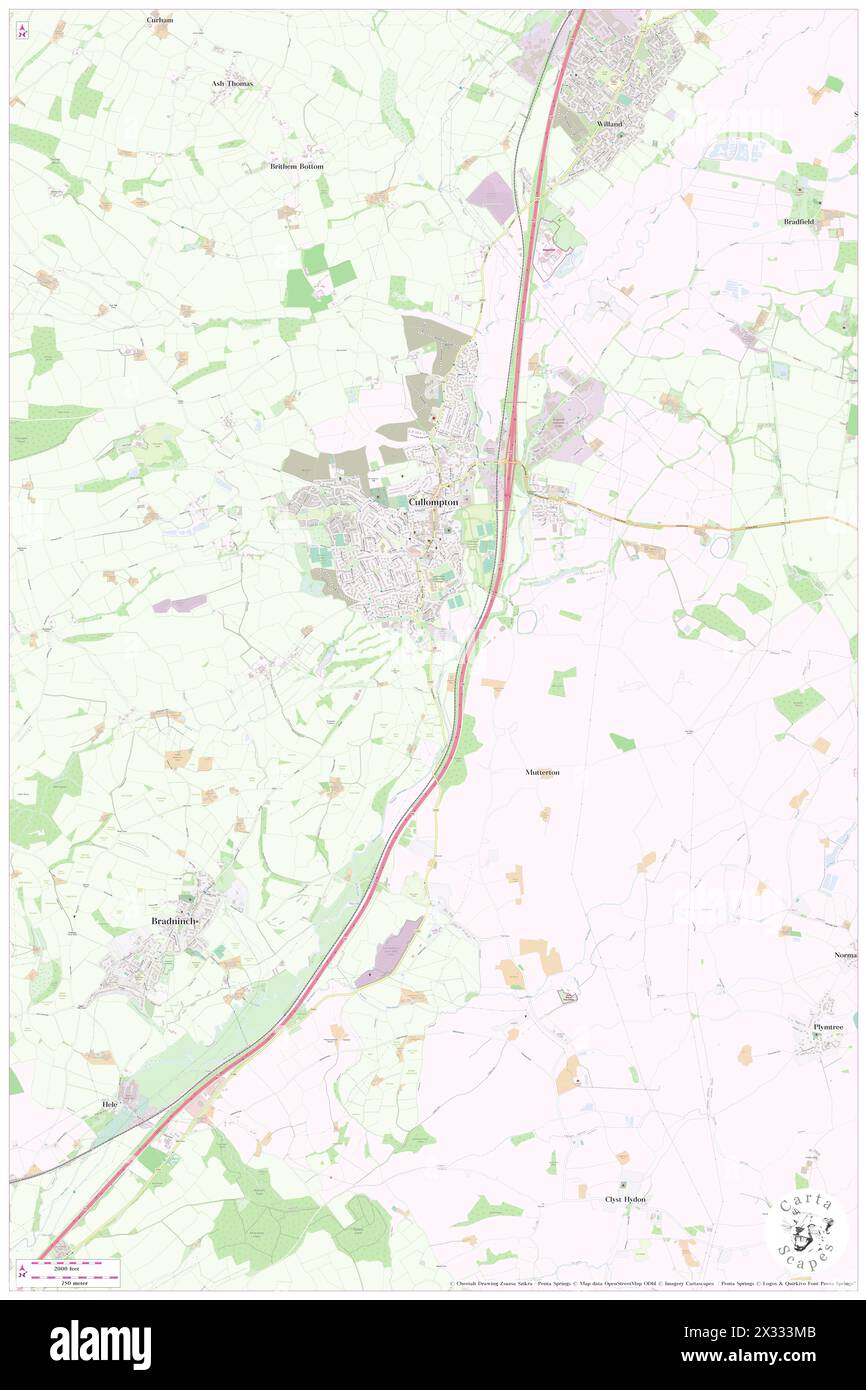 Cullompton, Devon, GB, United Kingdom, England, N 50 50' 48'', S 3 23 ...
