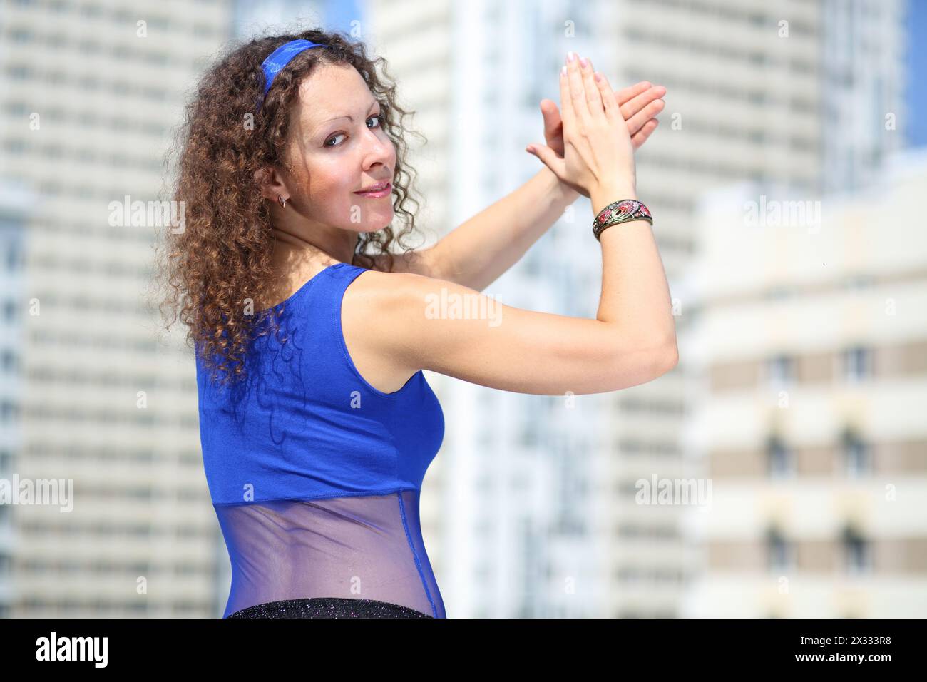 Woman hands hips suit hi-res stock photography and images - Alamy