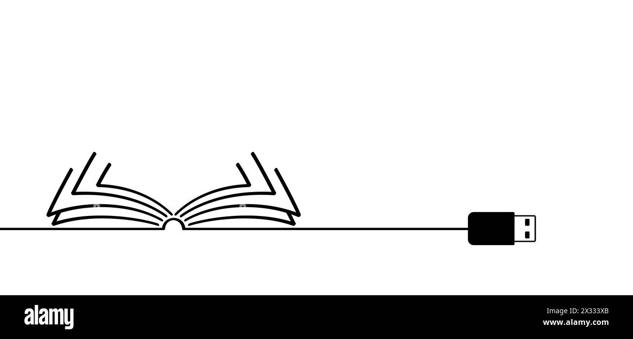 Cartoon epub books or ebooks. Open book and pages with mouse. Download ...