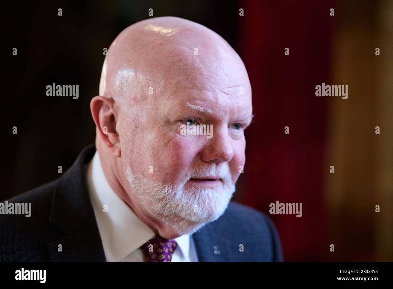 Edinburgh Scotland, UK 24 April 2024. Colin Beattie MSP at the Scottish ...