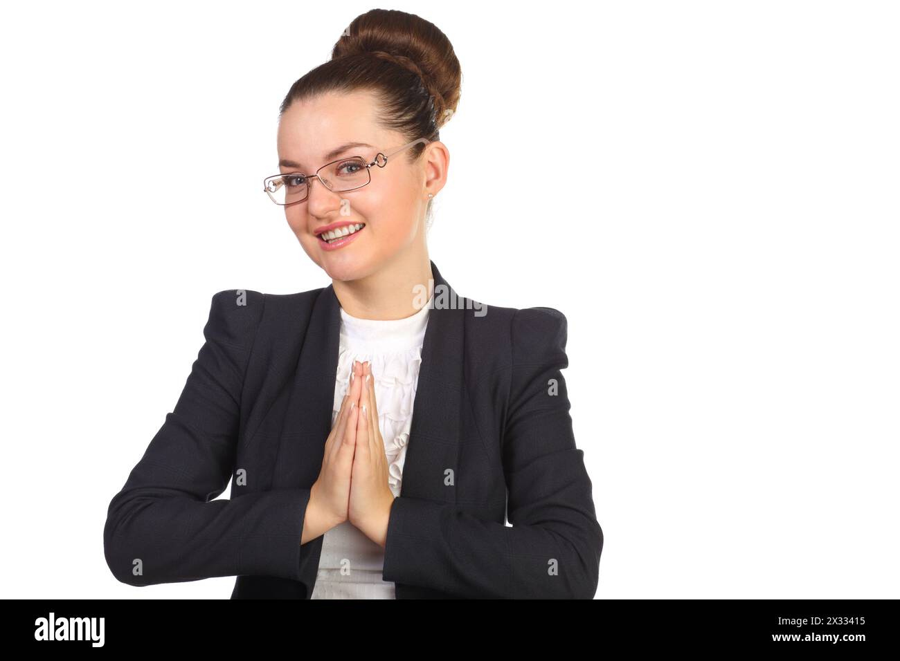 Secretary wearing glasses hi-res stock photography and images - Alamy