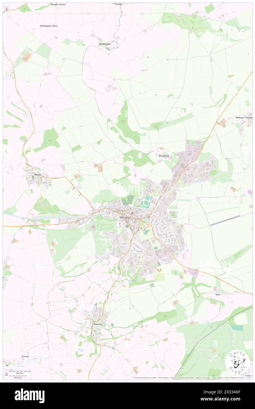 Map of devizes Cut Out Stock Images & Pictures - Alamy