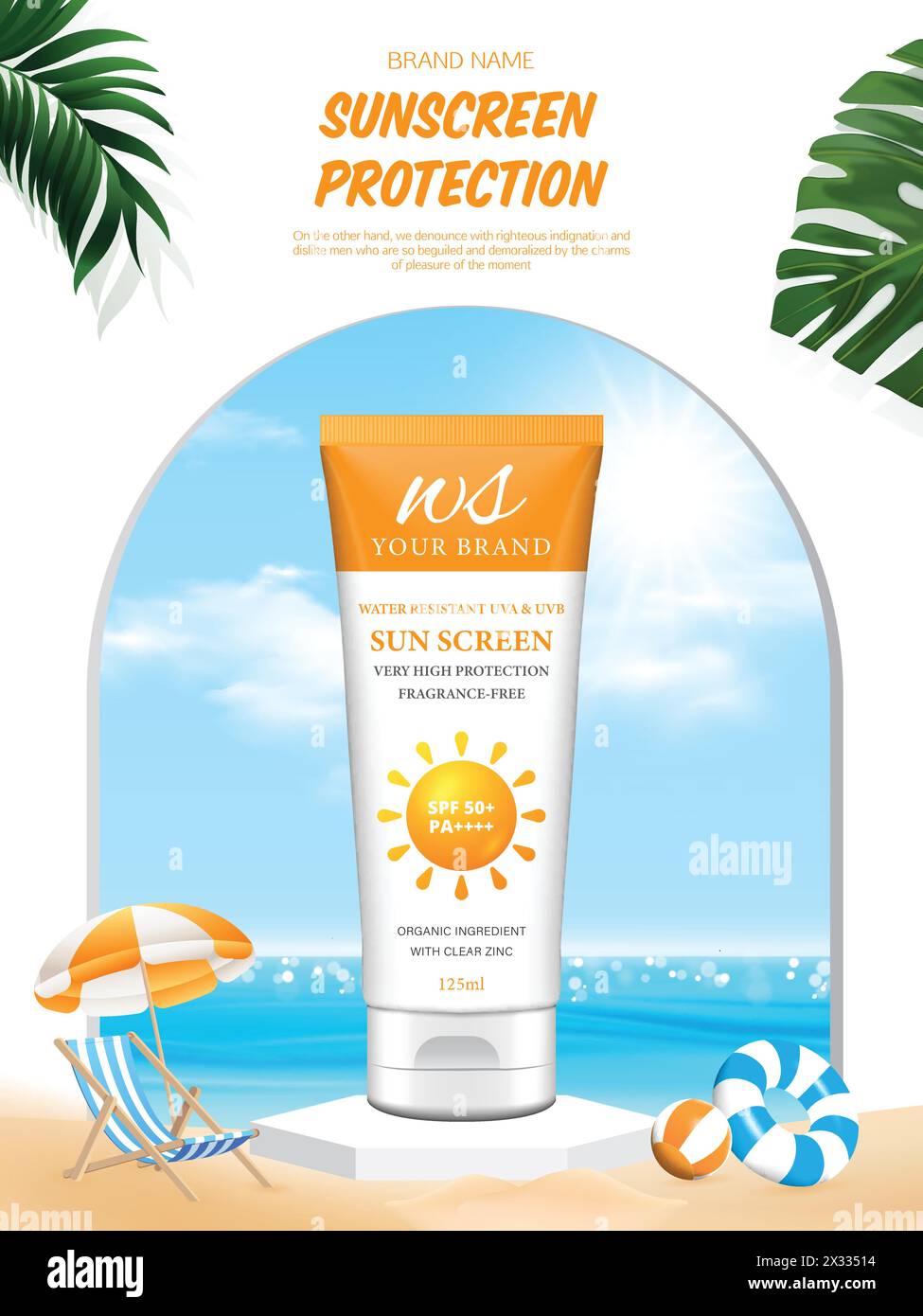 Skincare vector vectors Stock Vector Images - Alamy