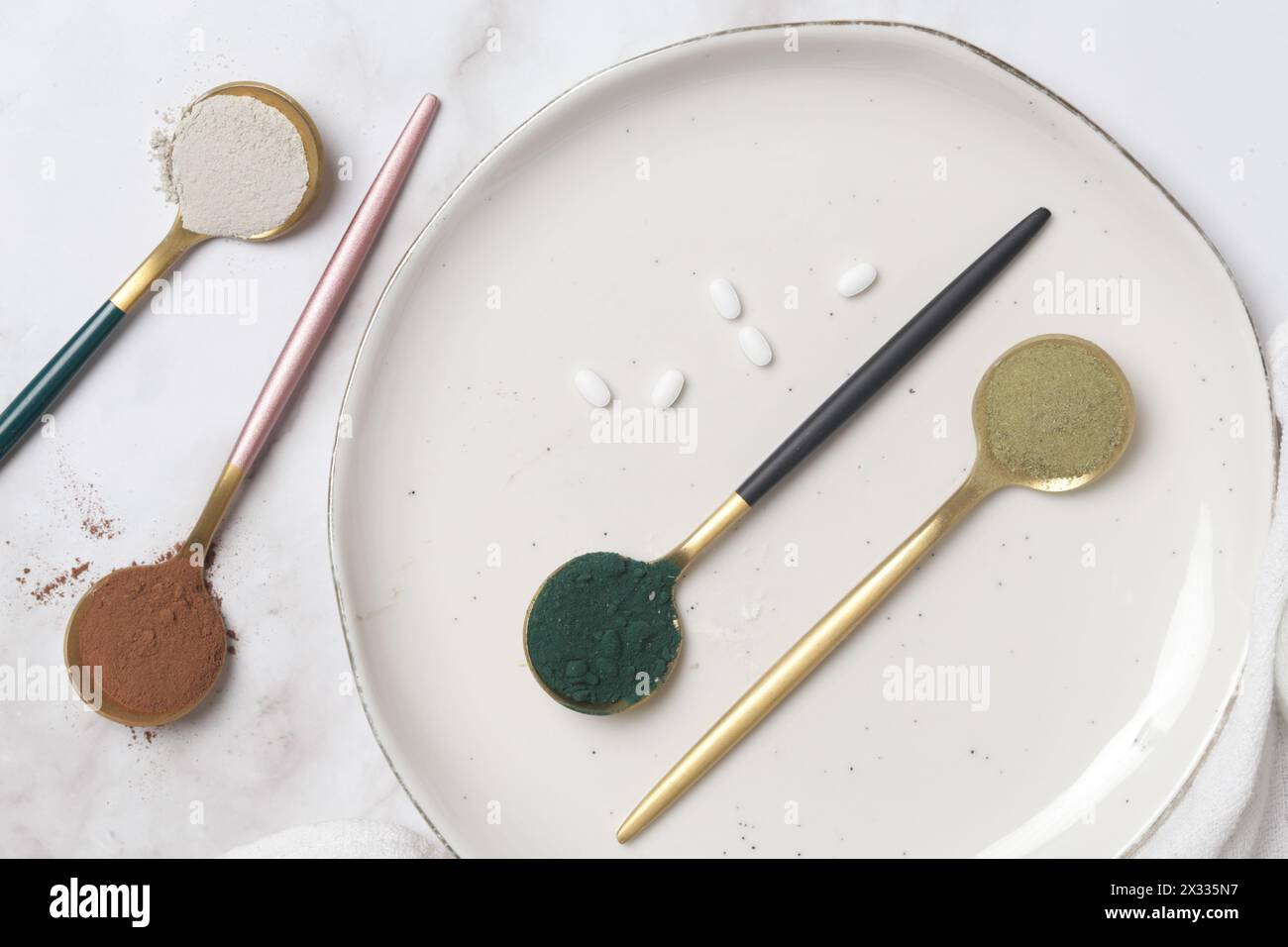 Different types of dietary supplements for health and beauty - collagen ...