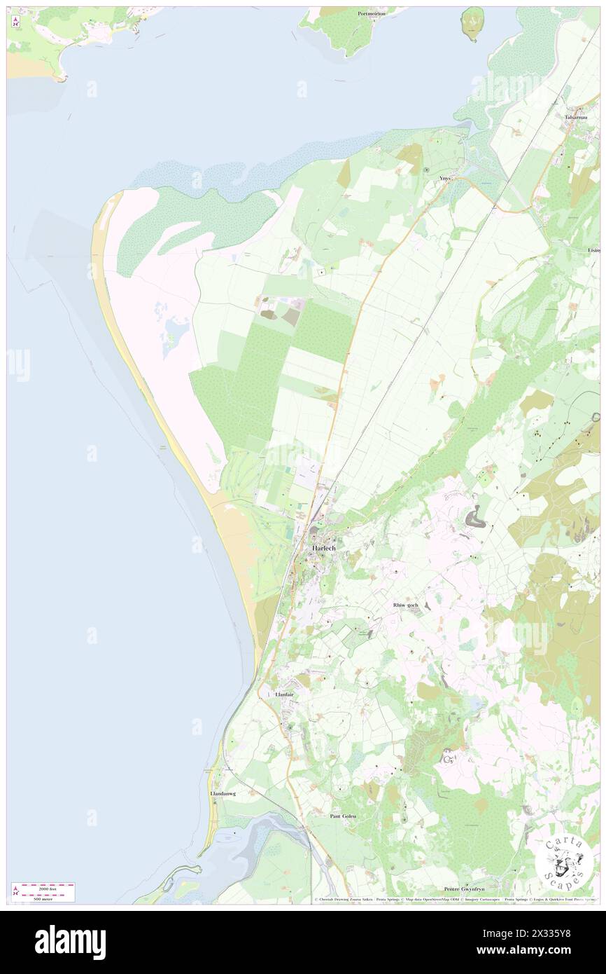 Harlech, Gwynedd, GB, United Kingdom, Wales, N 52 52' 5'', S 4 6' 39 ...