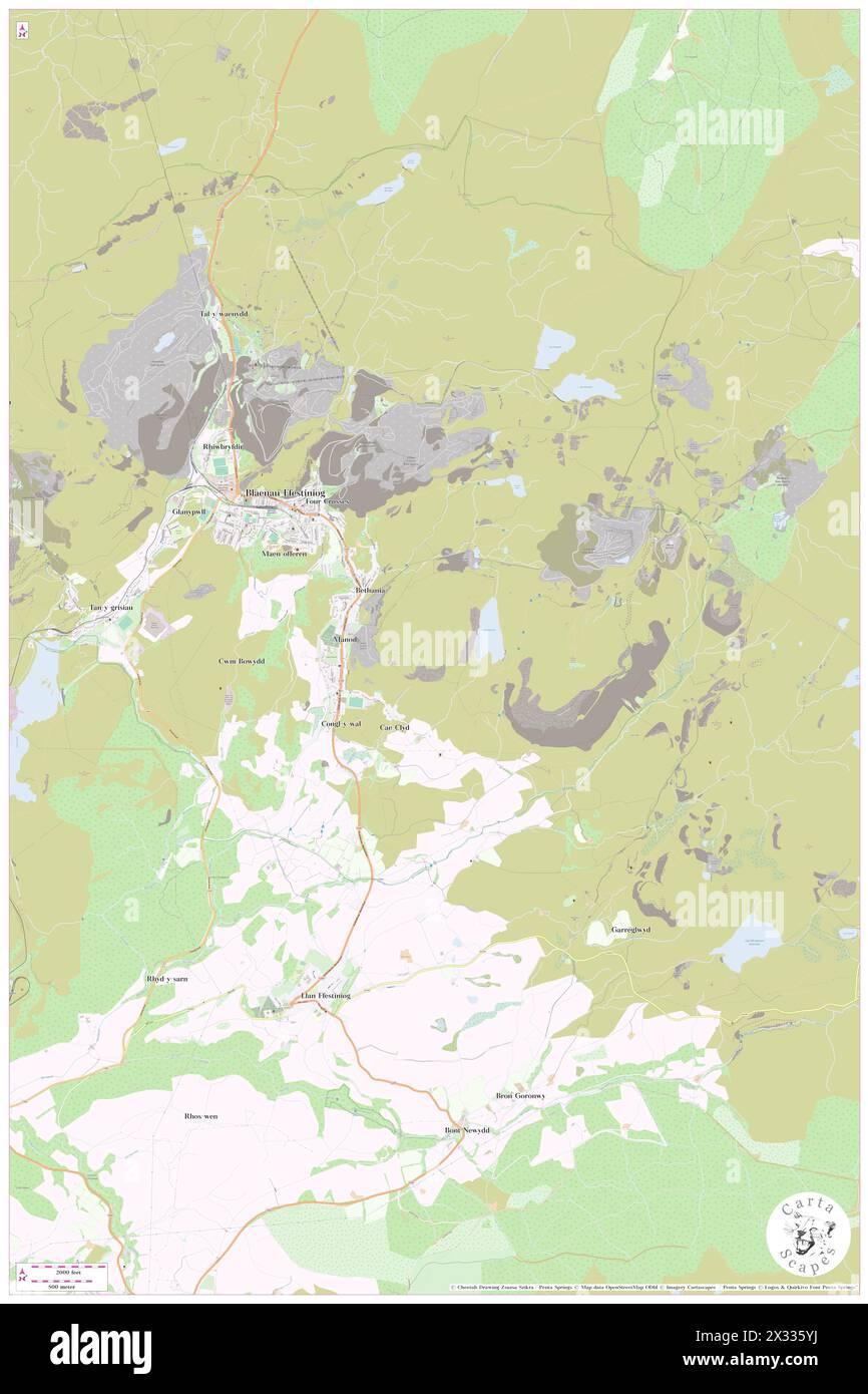Ffestiniog, Gwynedd, GB, United Kingdom, Wales, N 52 59' 3'', S 3 55' 7 ...