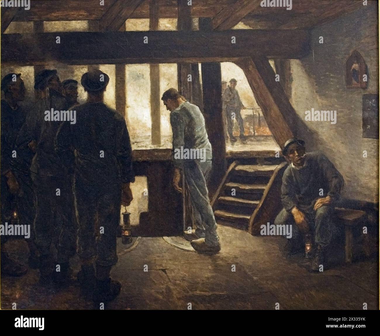 Constantin Meunier, Miner at the Exit of the Shaft, 1880s, Meunier ...