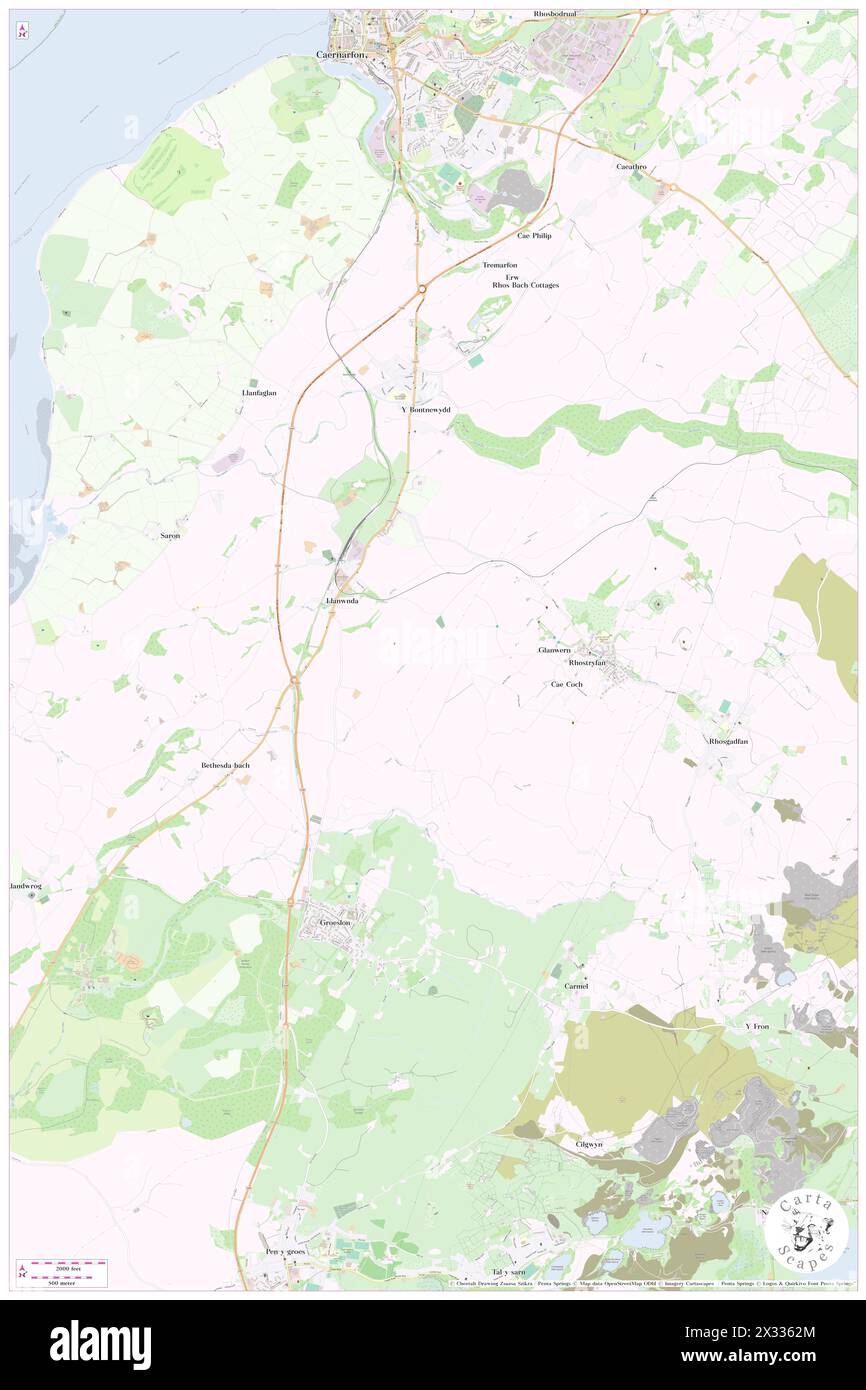 Llanwnda, Gwynedd, GB, United Kingdom, Wales, N 53 5' 48'', S 4 15' 57 ...