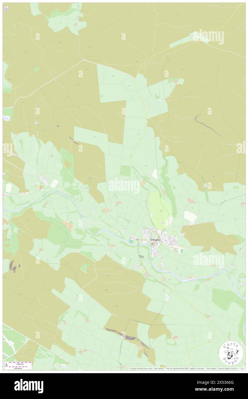 Bellingham, Northumberland, GB, United Kingdom, England, N 55 9' 24 ...