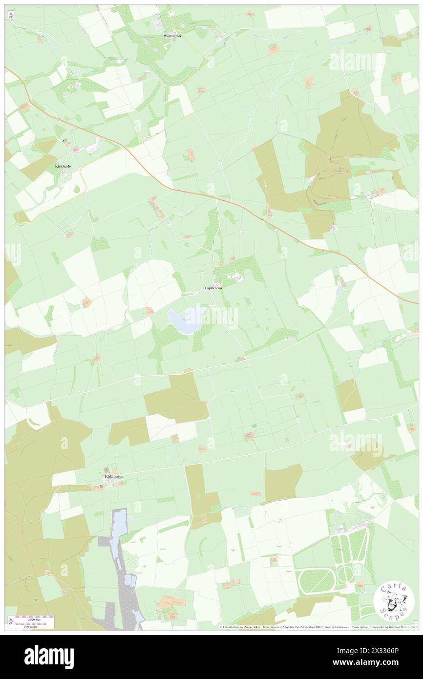 Capheaton, Northumberland, GB, United Kingdom, England, N 55 6' 48'', S ...
