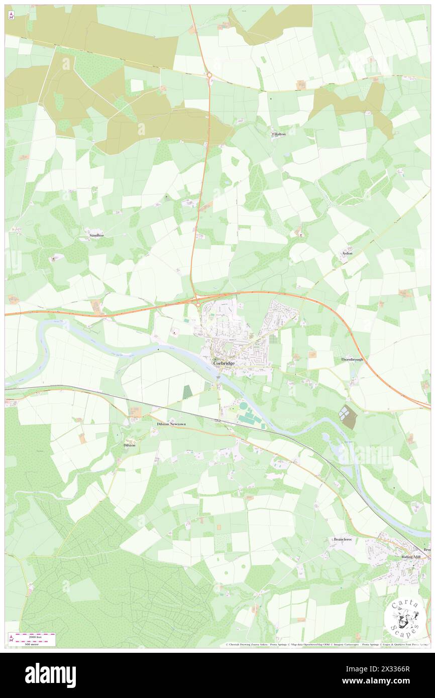Corbridge, Northumberland, GB, United Kingdom, England, N 54 58' 44 ...