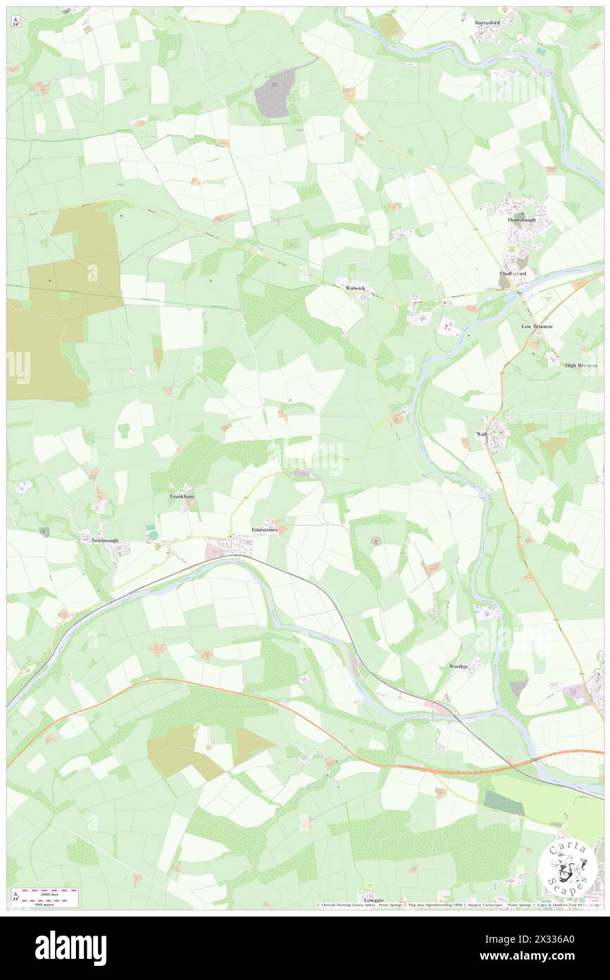 Warden, Northumberland, GB, United Kingdom, England, N 55 0' 47'', S 2 ...