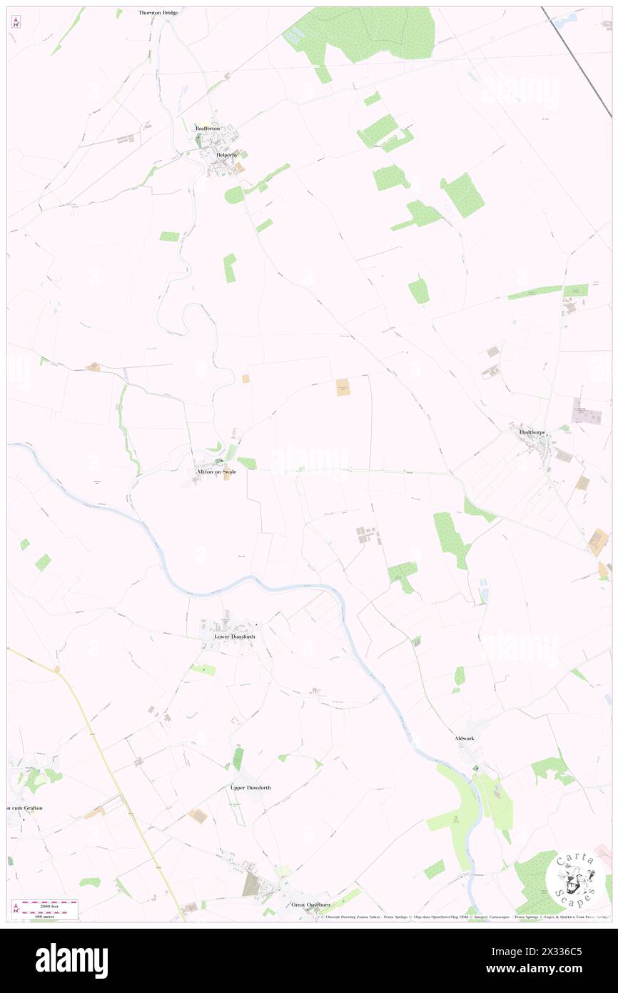 Map of myton hi-res stock photography and images - Alamy