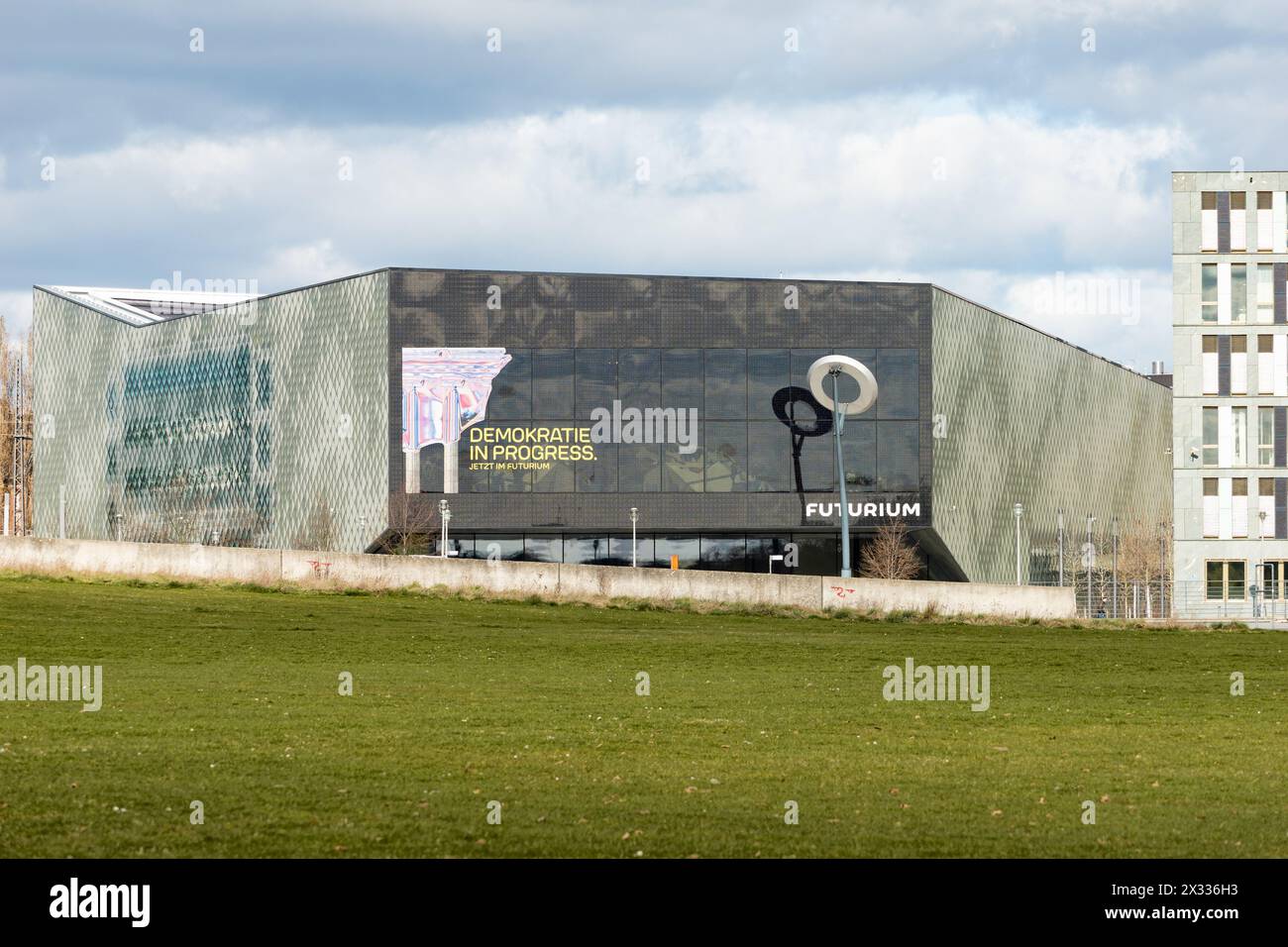 Futurium museum building in Berlin. Modern architecture in the ...