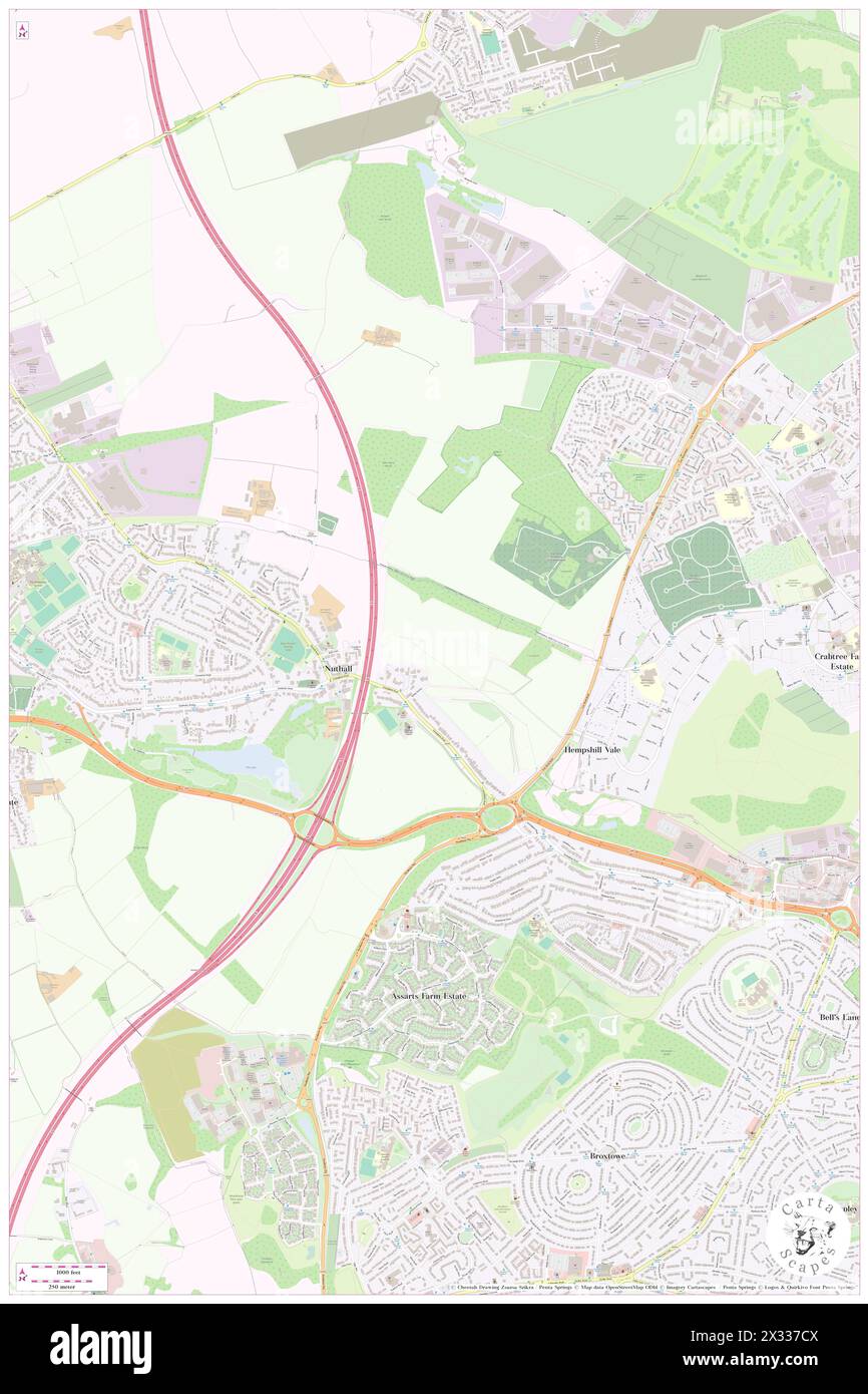 Nuthall, Nottinghamshire, GB, United Kingdom, England, N 52 59' 46'', S ...
