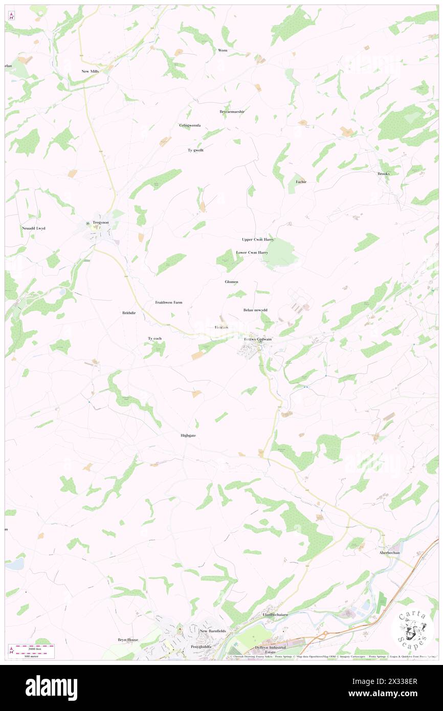 Kingdom of powys map hi-res stock photography and images - Alamy