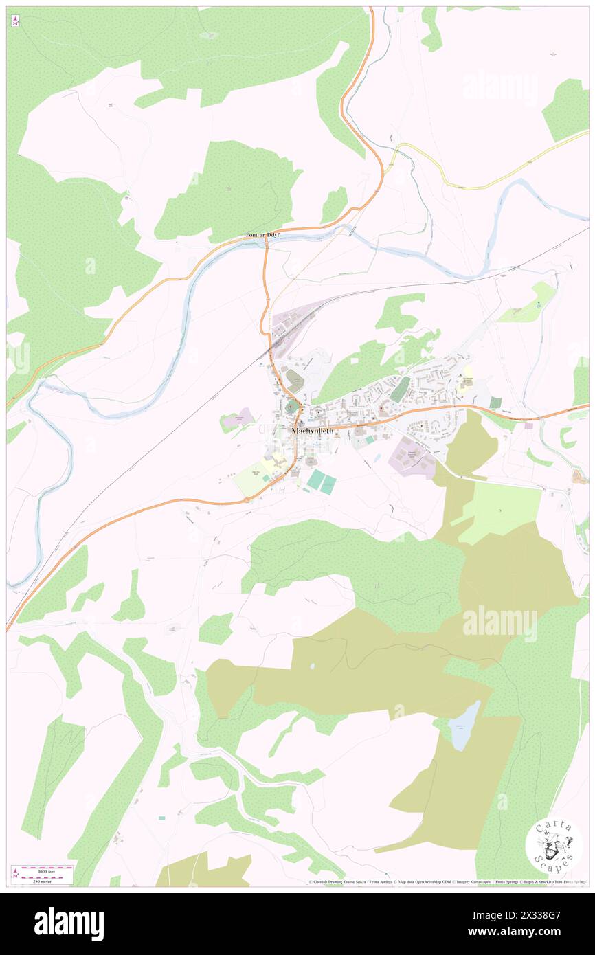 Machynlleth wales Cut Out Stock Images & Pictures - Alamy