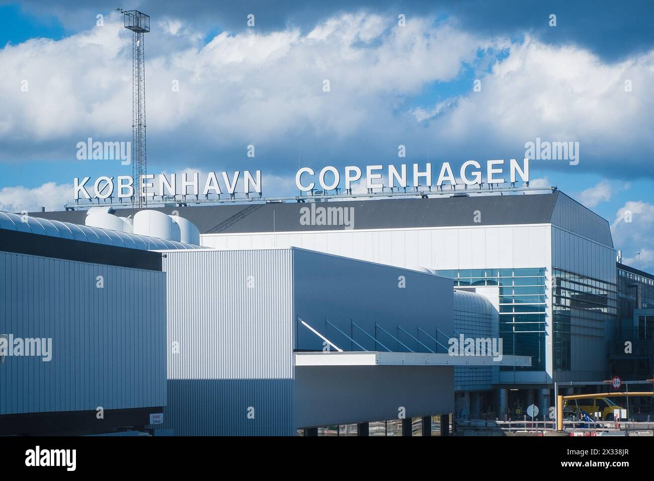 Copenhagen, Denmark - April 7, 2024: Copenhagen airport outdoor view ...