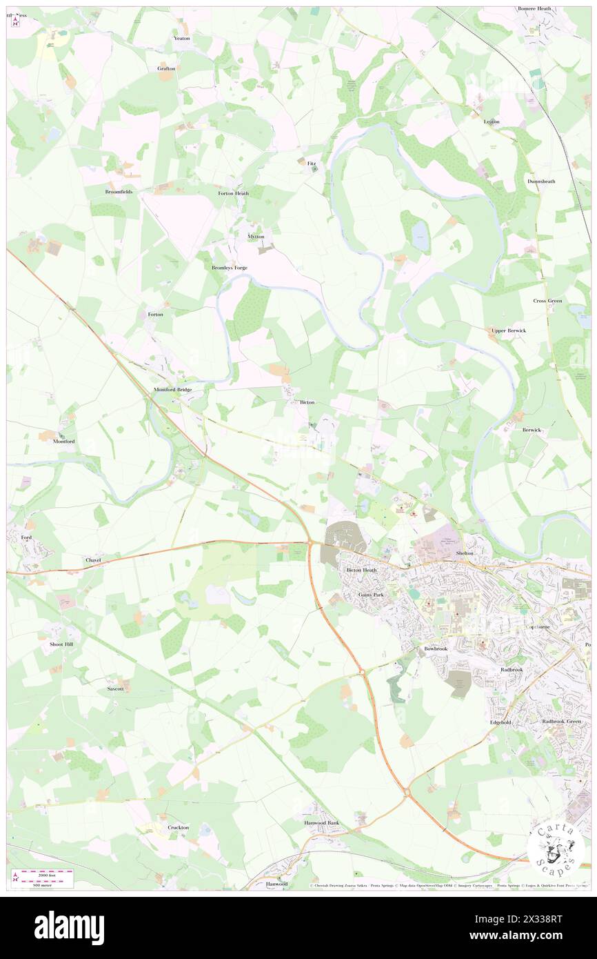 Bicton, Shropshire, GB, United Kingdom, England, N 52 43' 34'', S 2 49 ...