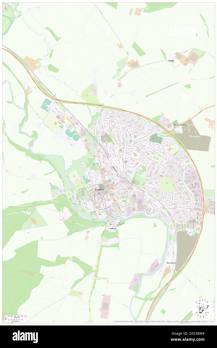 Ludlow, Shropshire, GB, United Kingdom, England, N 52 22' 18'', S 2 43 ...