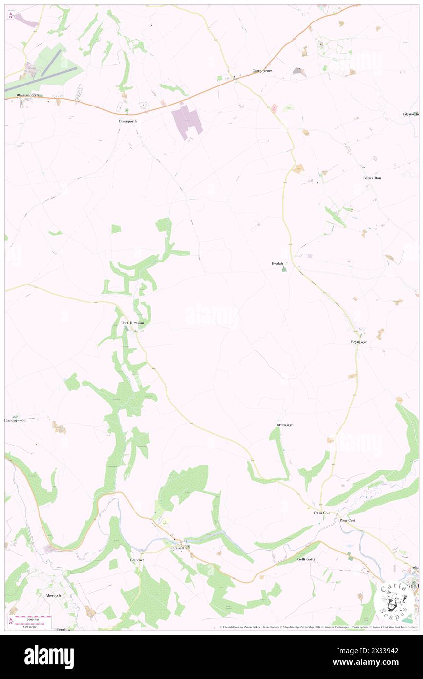 Map of beulah hi-res stock photography and images - Alamy