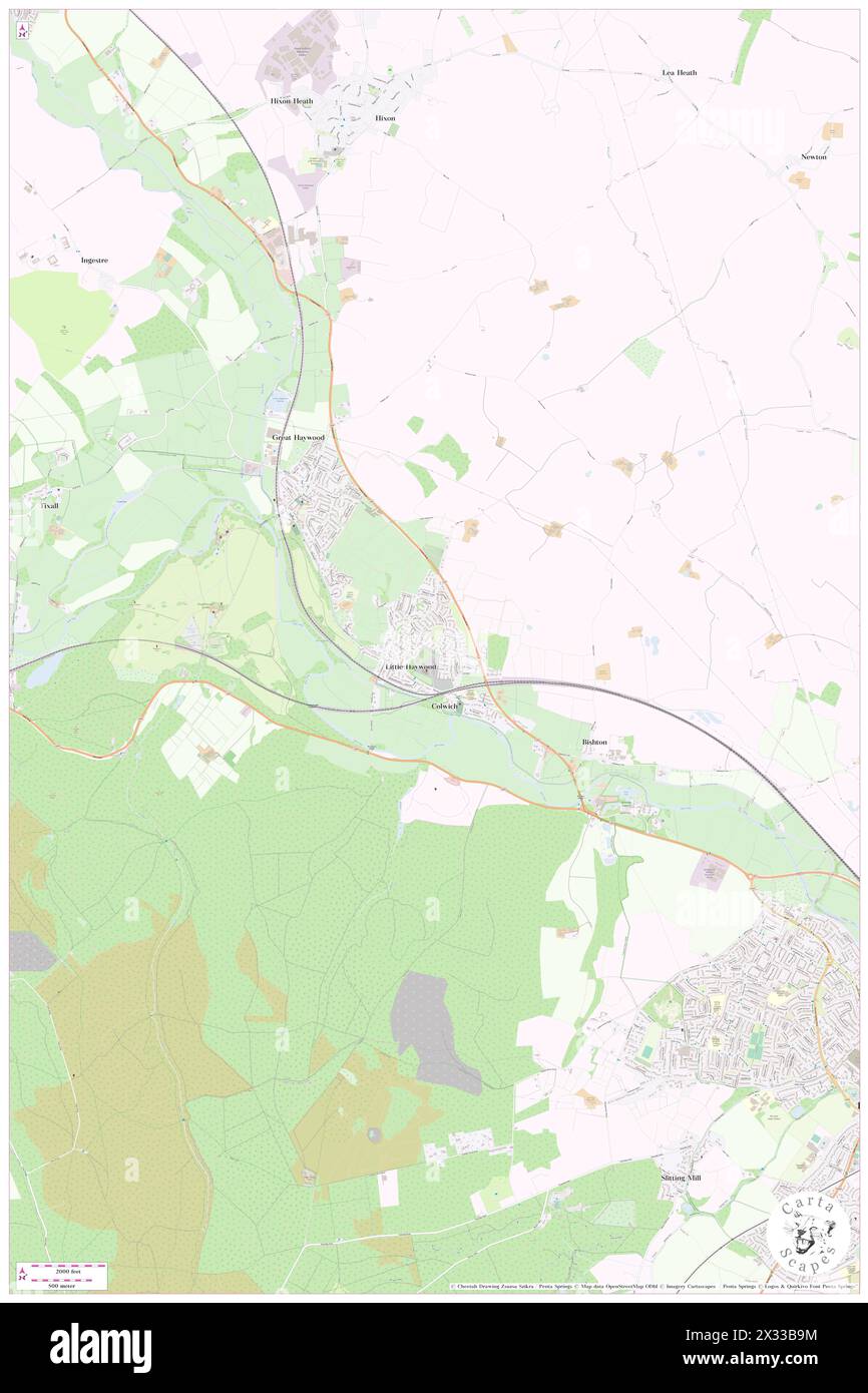 Colwich, Staffordshire, GB, United Kingdom, England, N 52 47' 29'', S 1 ...