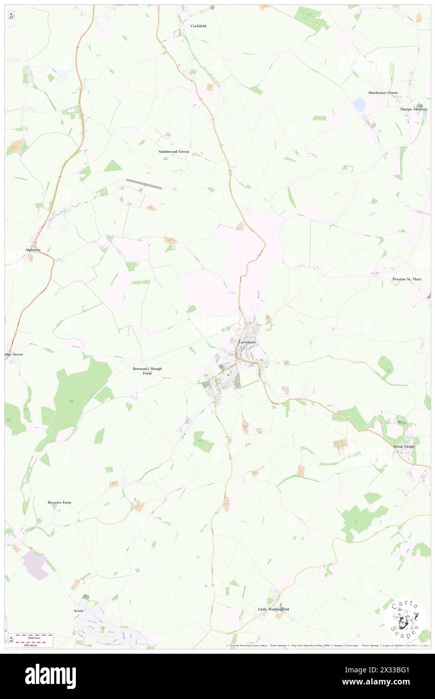 Lavenham suffolk map hi-res stock photography and images - Alamy