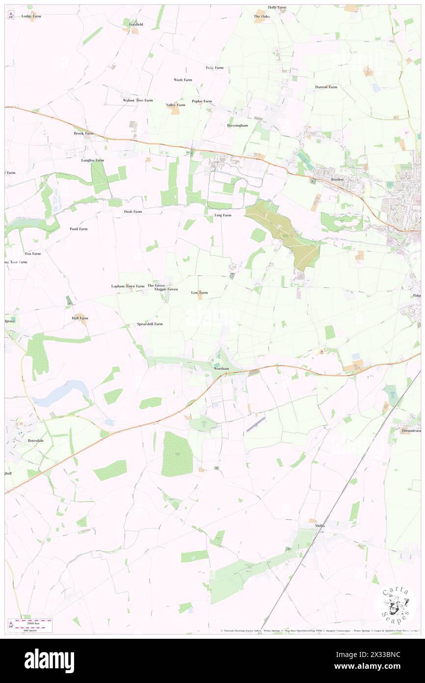 Map of wortham Cut Out Stock Images & Pictures - Alamy