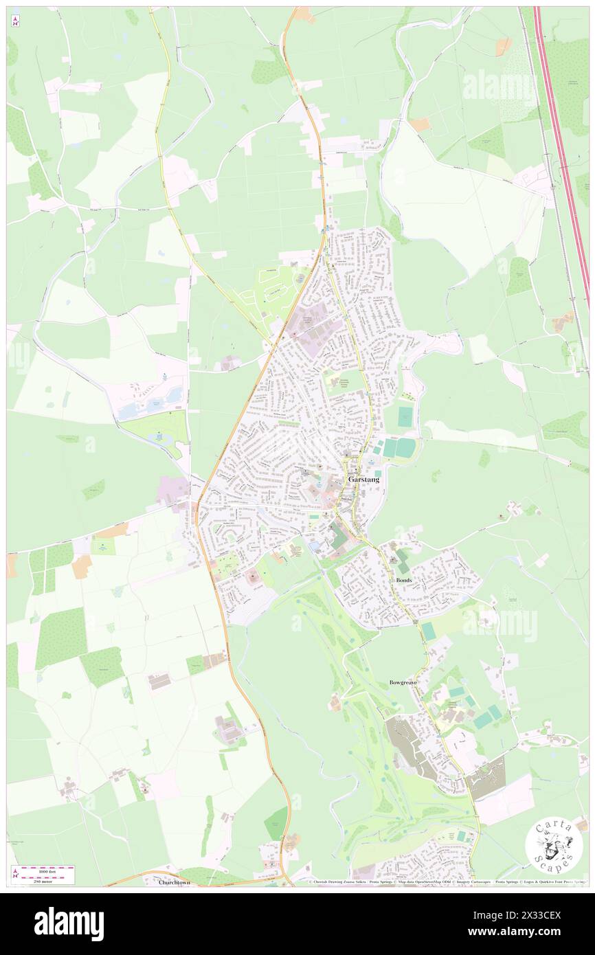 Garstang, Lancashire, GB, United Kingdom, England, N 53 54' 11'', S 2 ...