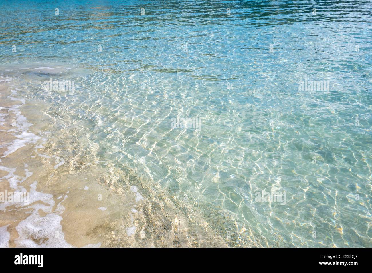 Clean water surface beach waves hi-res stock photography and images - Alamy