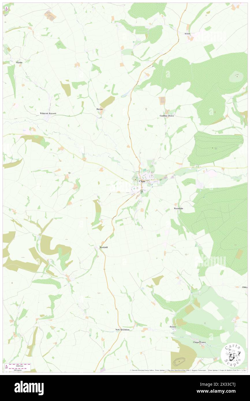 Clun, Shropshire, GB, United Kingdom, England, N 52 25' 10'', S 3 2' 13 ...