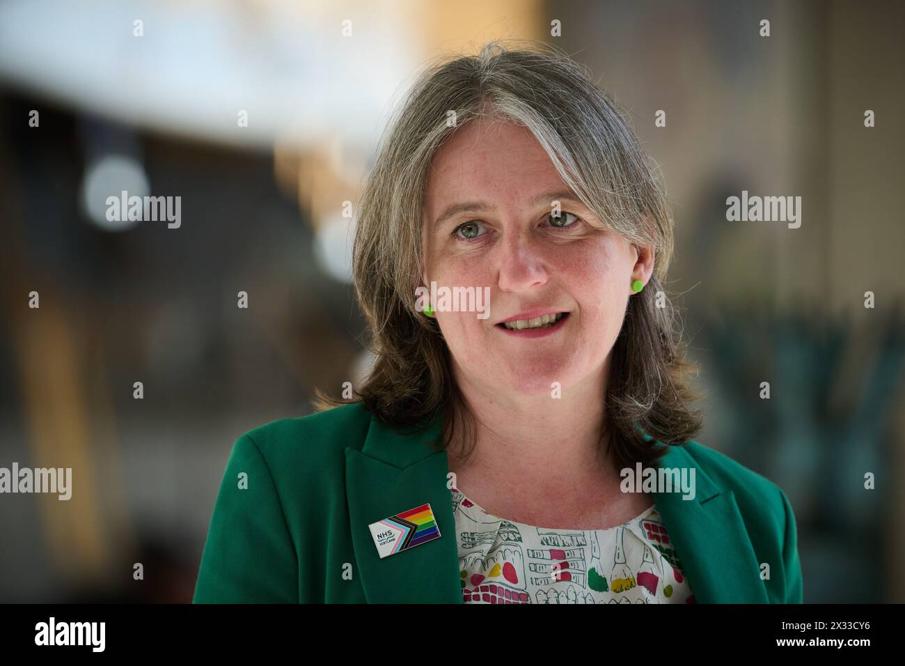 Edinburgh Scotland, UK 24 April 2024. Minister for Social Care, Mental ...