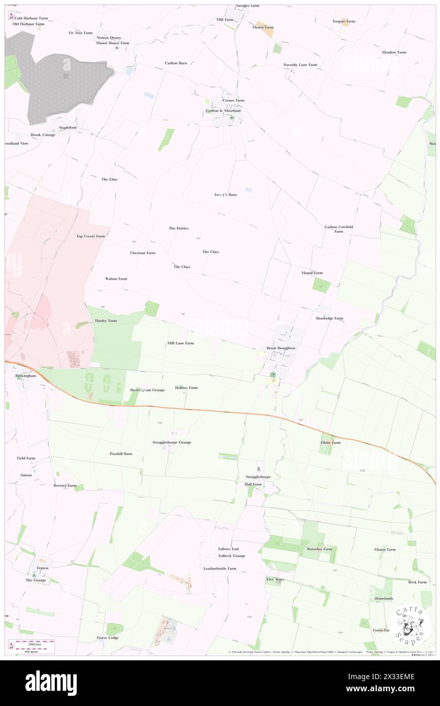 Brant Broughton and Stragglethorpe, Lincolnshire, GB, United Kingdom ...