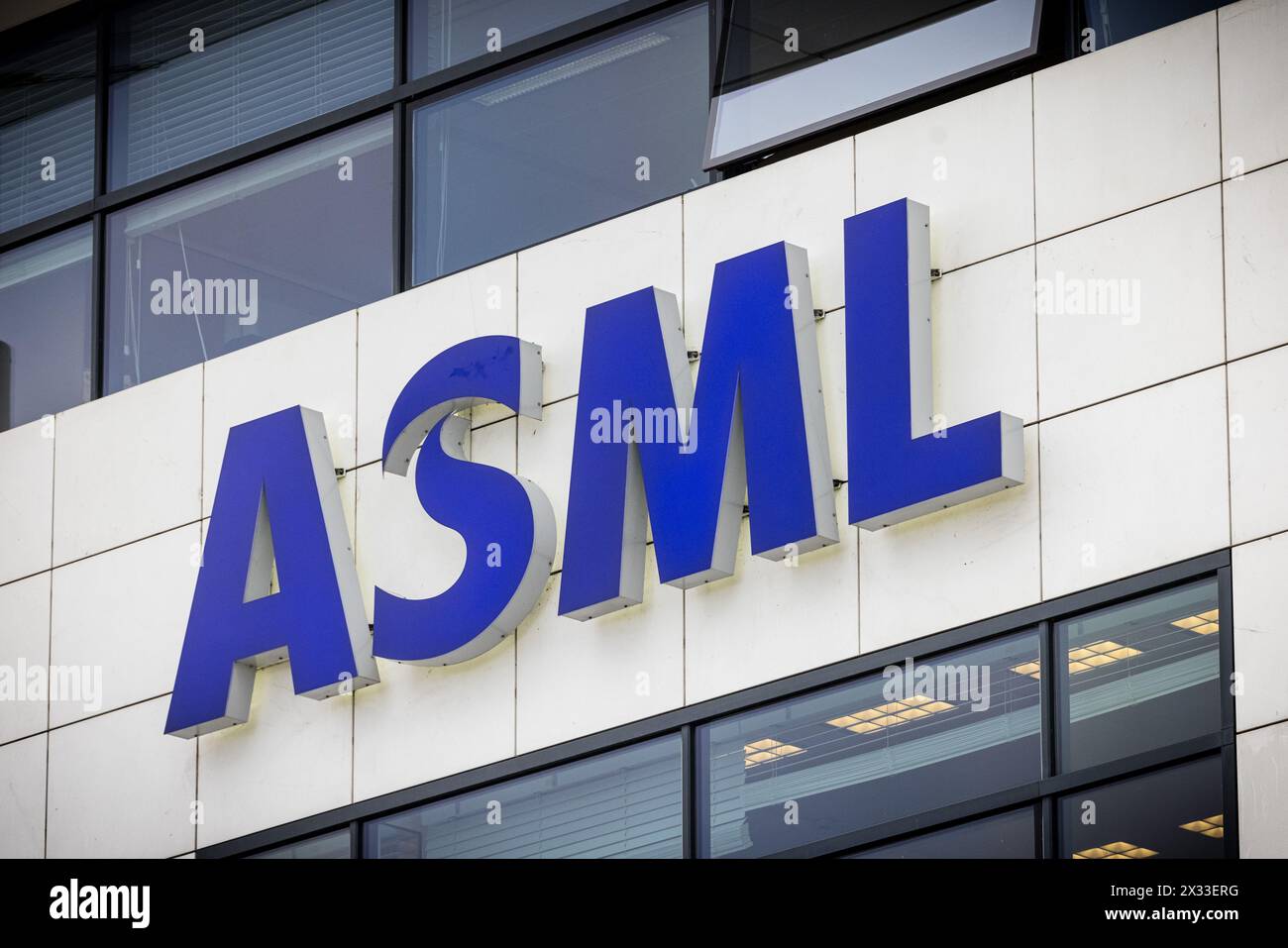 VELDHOVEN - Exterior of ASML prior to the general meeting in the ...