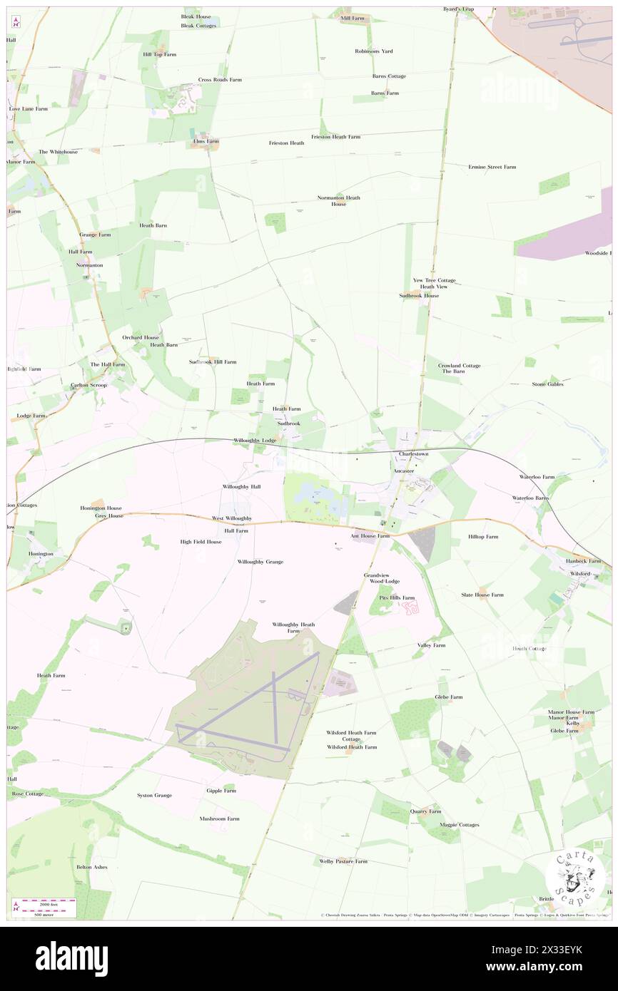 Ancaster, Lincolnshire, GB, United Kingdom, England, N 52 59' 11'', S 0 ...
