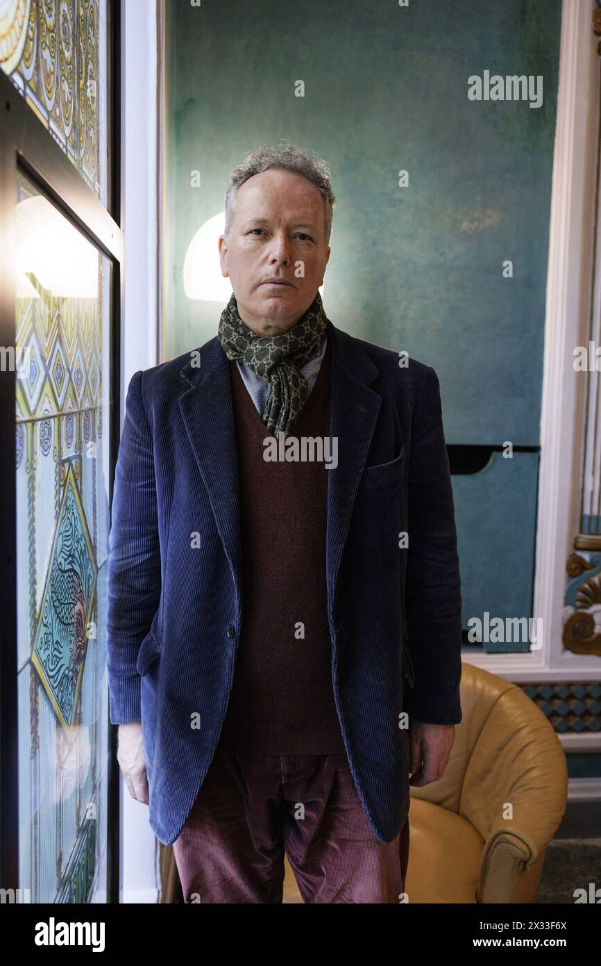 Portrait of Edward St Aubyn 25/02/2023 ©Isabella De Maddalena/opale.photo Stock Photo - Alamy