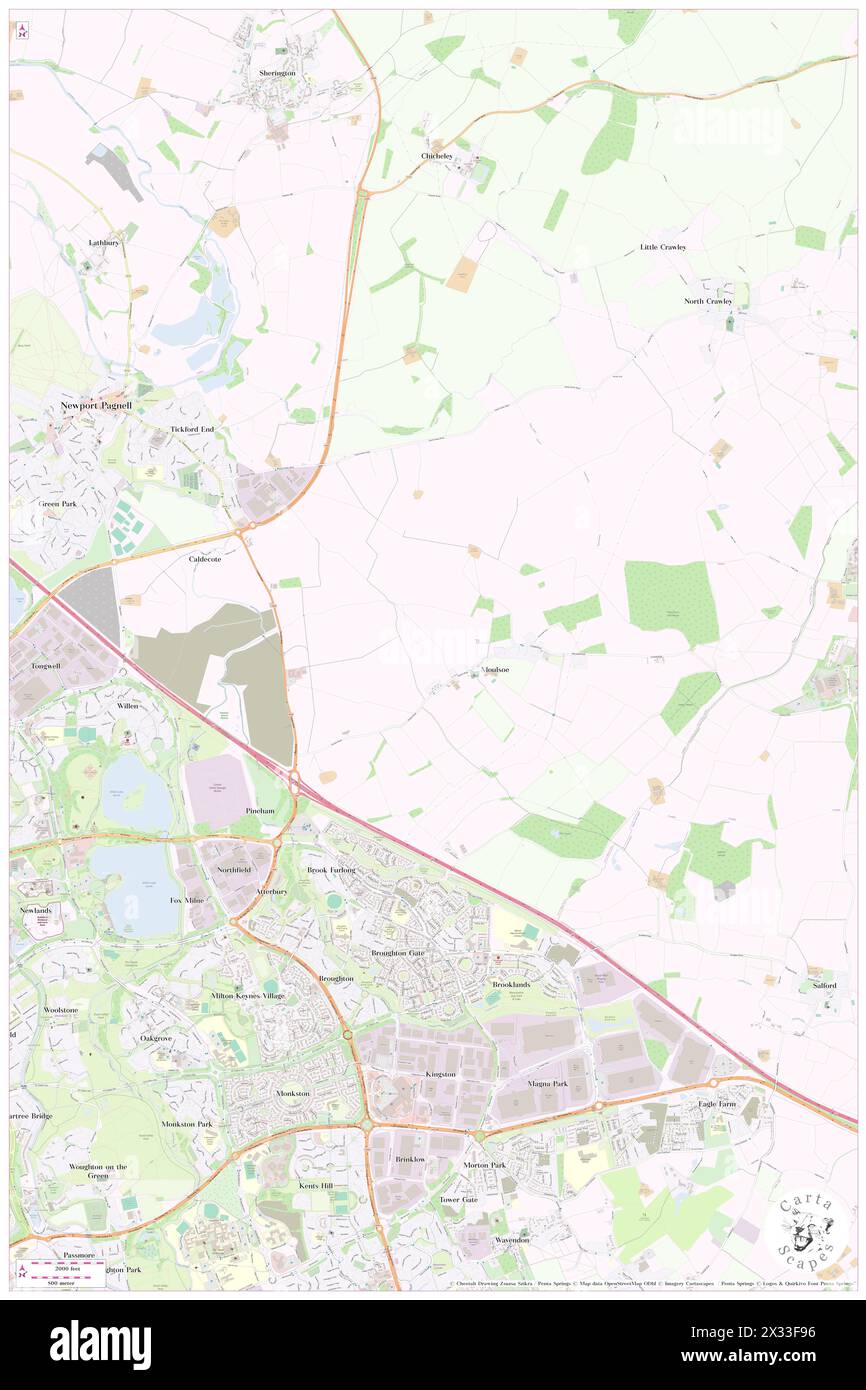 Milton keynes map hi-res stock photography and images - Alamy