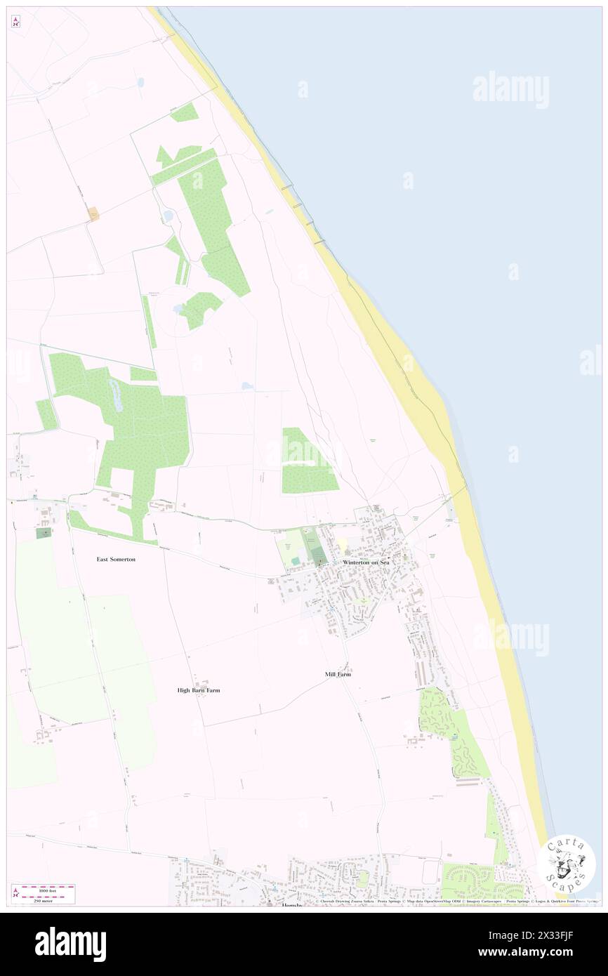 Winterton on sea Cut Out Stock Images & Pictures - Alamy