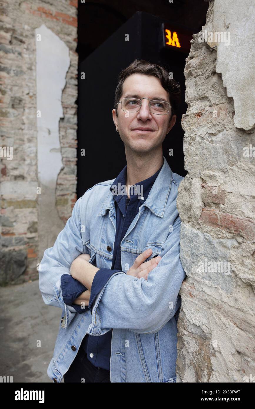 Portrait of Vincenzo Latronico 25/02/2023 ©Isabella De Maddalena/opale ...